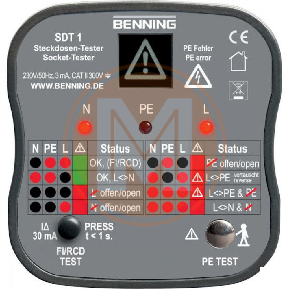 Benning SDT 1 (020053) Spanningsmeter SDT 1 | Toolmaster.shop
