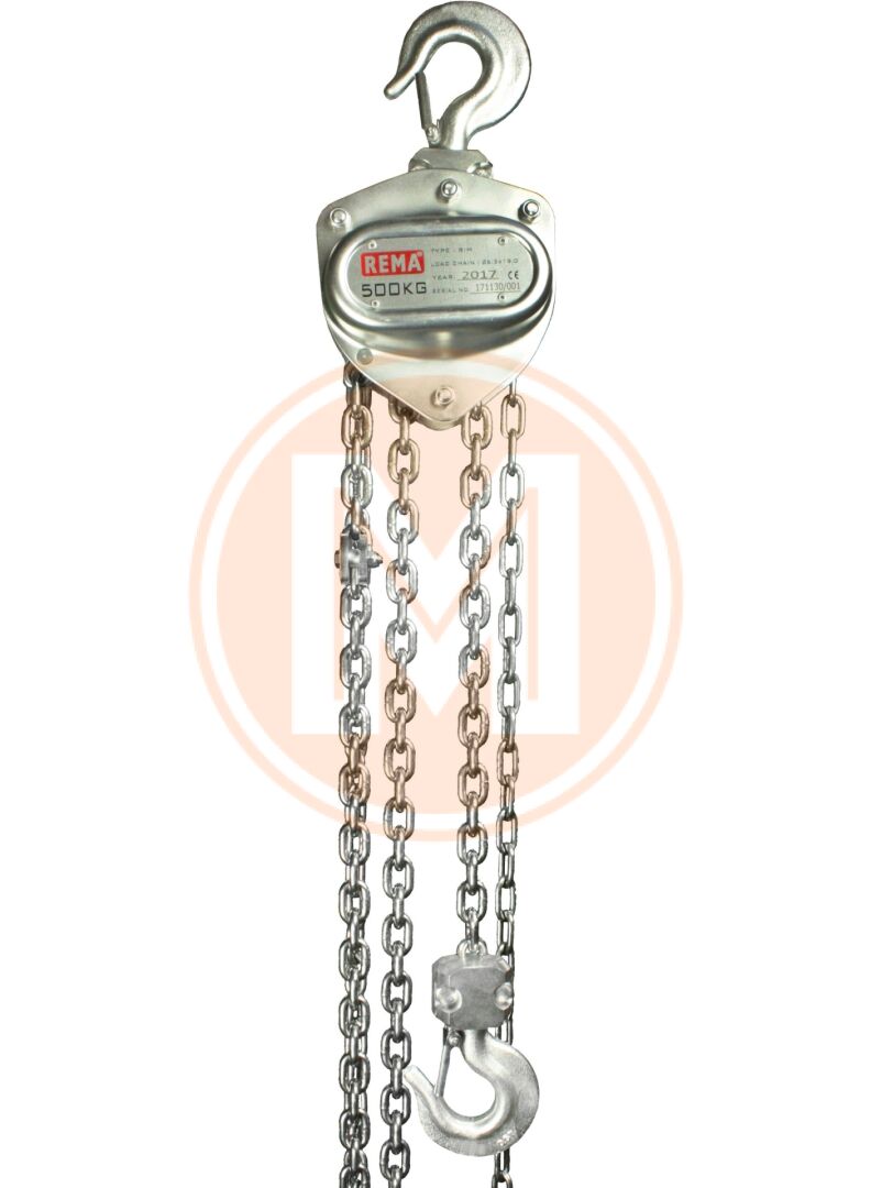 Rema 0110003-4 RVS handtakel 1000 kg | Toolmaster.shop