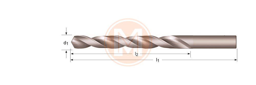 Dormer R100 (R1001.0) Korte VHM spiraalboor DIN338RN | Toolmaster.shop